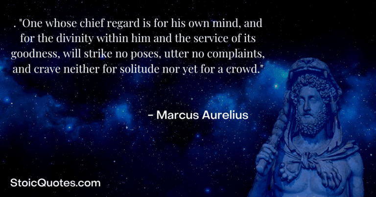 128 Stoic Quotes on Loneliness and Being Alone
